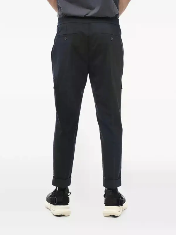 Neil Barrett Elasticated-waist Turned-up Hem Trousers