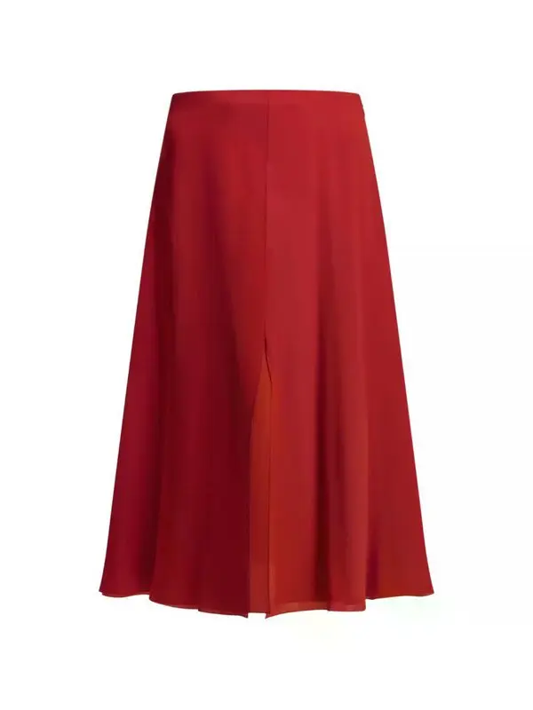 Valentino Garavani Front Slit Midi Skirt