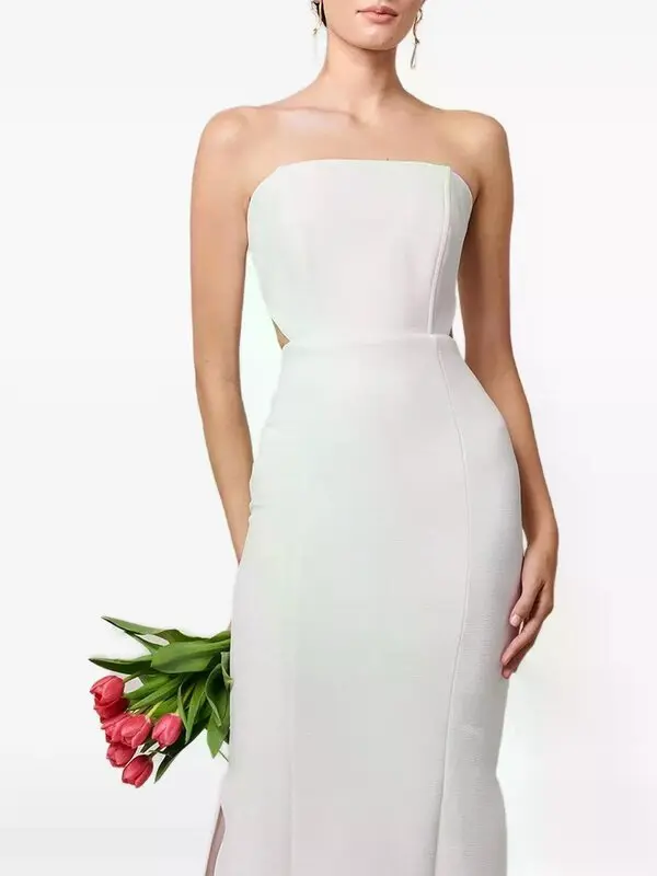 WILLA Marla Strapless Maxi Dress - White