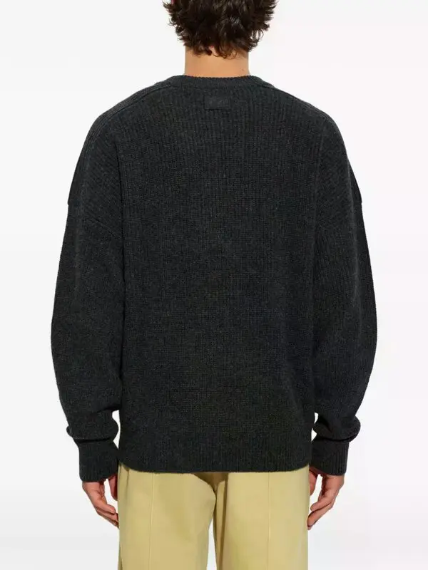 MARANT Ribbed-knit Crew-neck Sweater