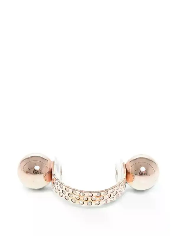 Dsquared2 Rose Gold Rhinestone Embellished Septum Piercing