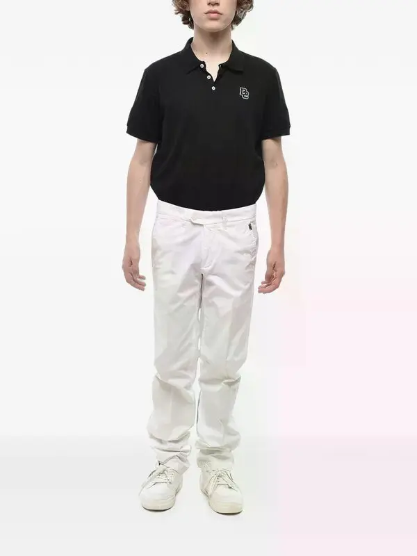 Corneliani Plaque-detail Trousers - White