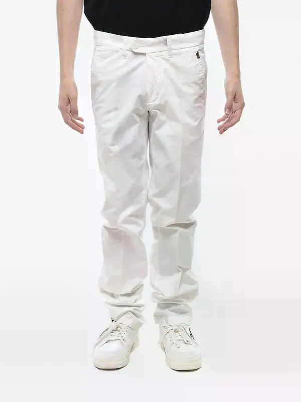 Corneliani Plaque Detail Trousers - White