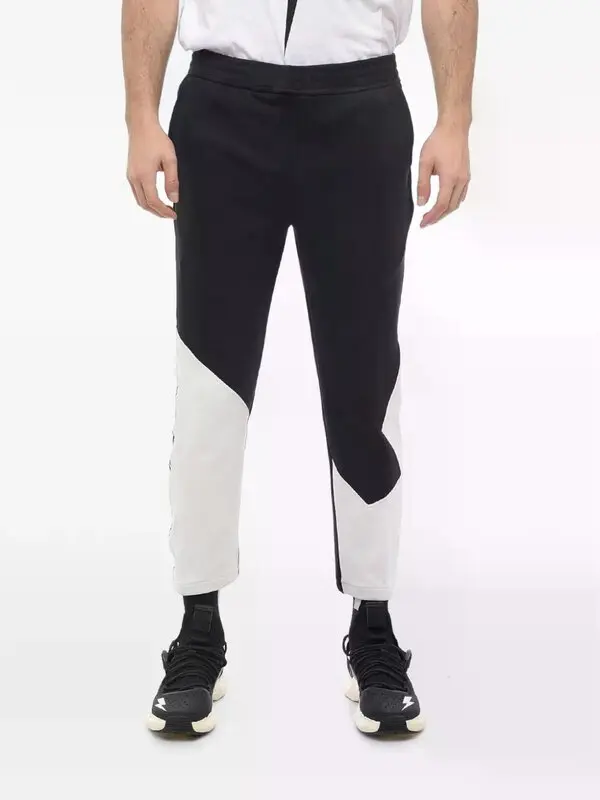 Neil Barrett Modernist Panelled Track Pants - Black