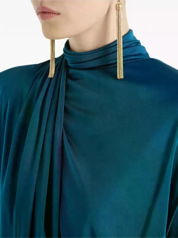 Balmain Brass Tassel Earrings
