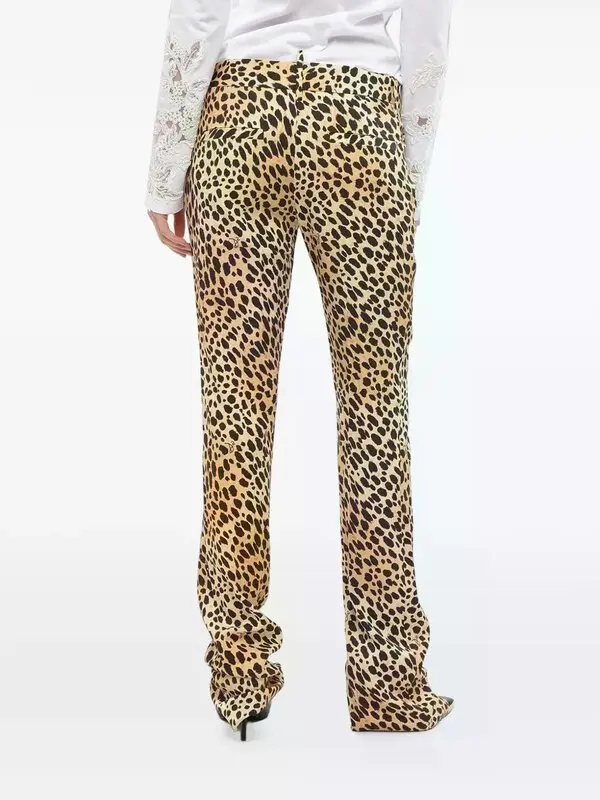 Dsquared2 Animal-print Trousers - Brown