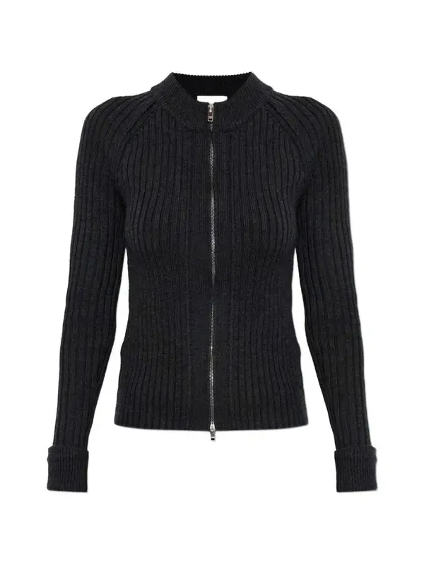 Isabel Marant Étoile Vice Ribbed Zip-up Cardigan - Grey