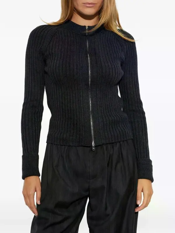 Isabel Marant Étoile Vice Ribbed Zip-up Cardigan