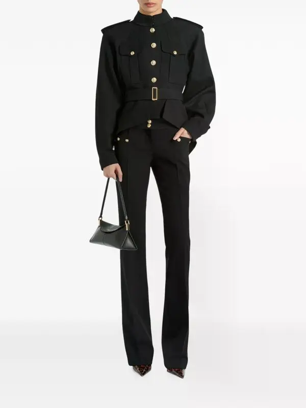 Balmain Belted Peplum Jacket