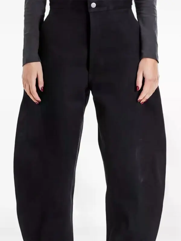 TUKI Button-fastening Trousers - Black