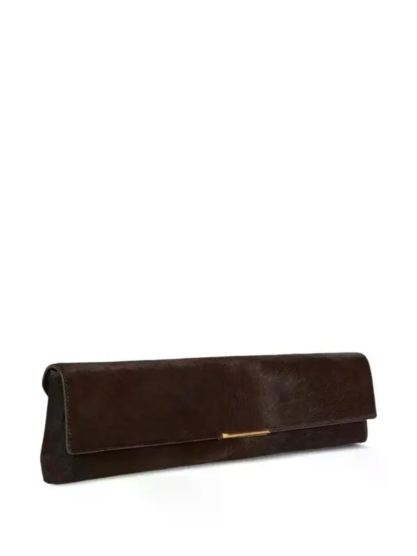 Balmain Long Clutch Bag In Pony-effect Leather