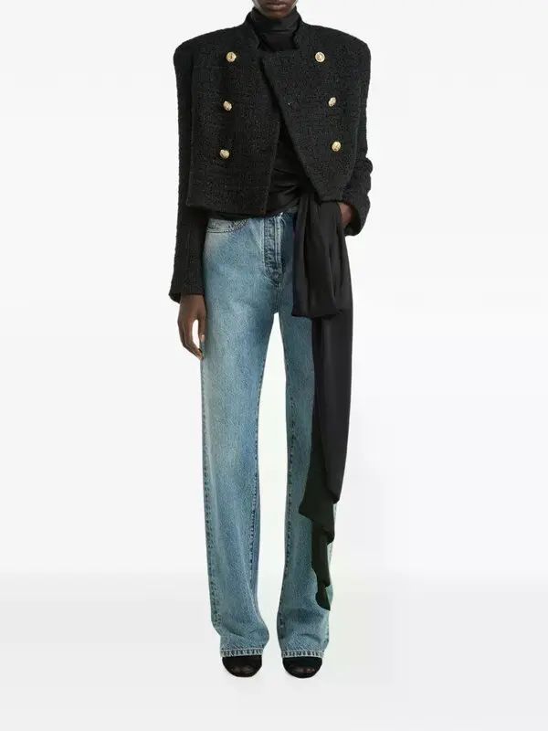 Balmain Tweed Officer Jacket