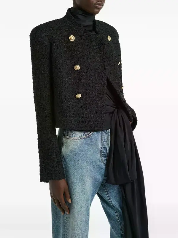 Balmain Tweed Officer Jacket