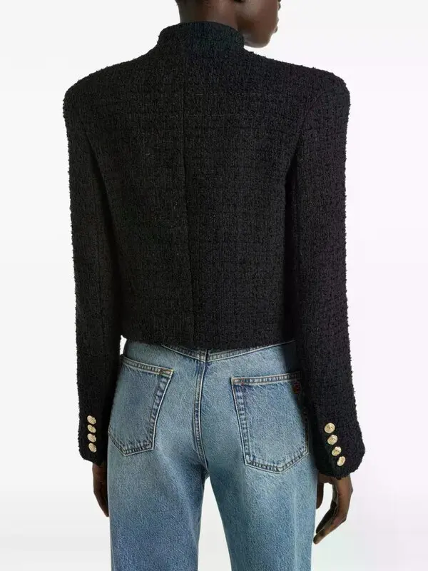 Balmain Tweed Officer Jacket
