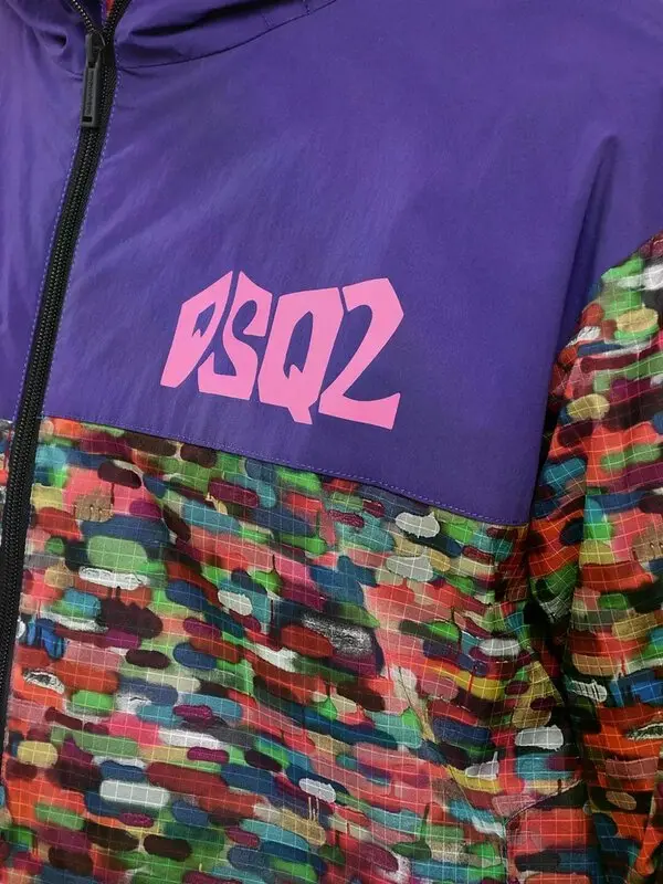 Dsquared2 Logo-print Panelled Jacket