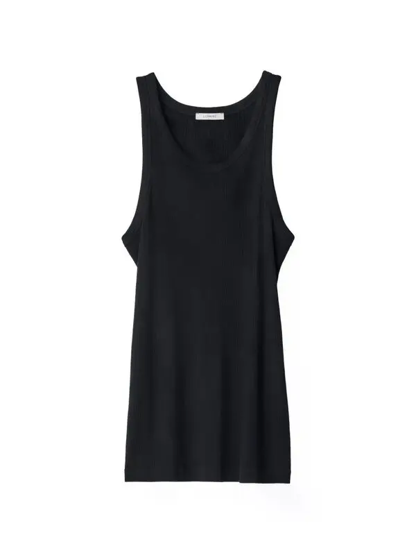 LEMAIRE Tank Top In Ribbed Jersey - Black