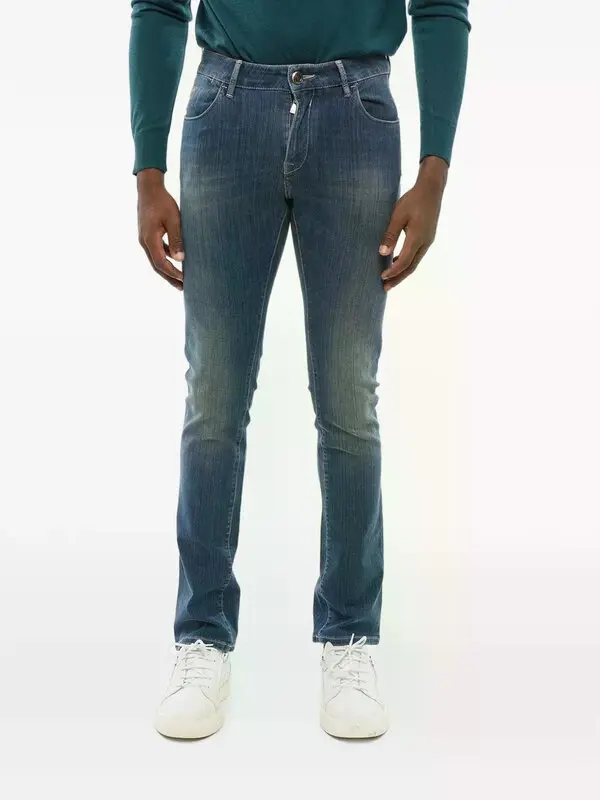 Corneliani Belt-loops Jeans - Blue