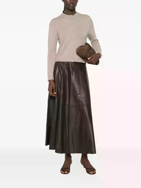 Fabiana Filippi Button-up Cardigan With Ribbed Trim