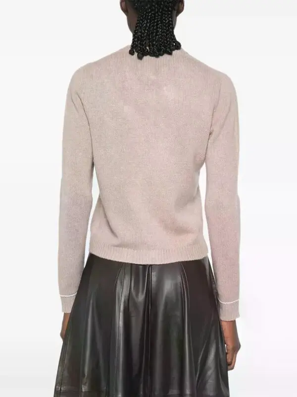 Fabiana Filippi Button-up Cardigan With Ribbed Trim