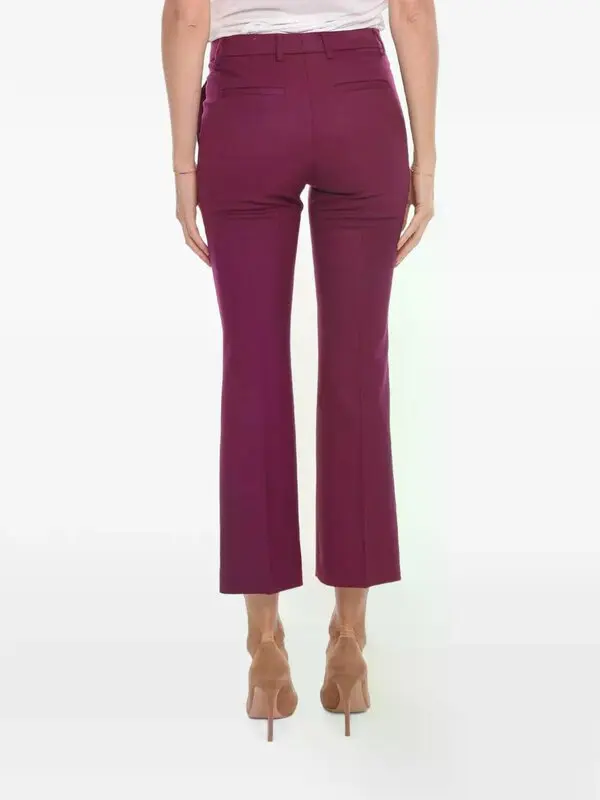 QL2 QUELLEDUE Single-pleat Cropped Trousers