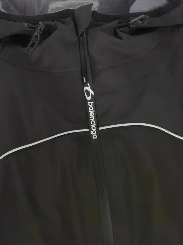 Balenciaga Hooded Cropped Jacket