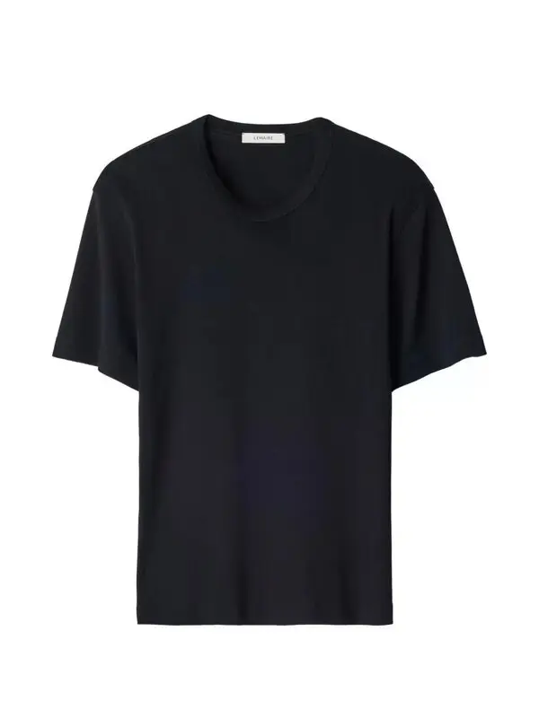 LEMAIRE Rib T-shirt In Jersey - Black