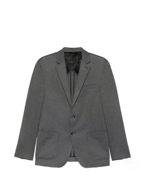 Karl Lagerfeld Melange-effect Single-breasted Blazer