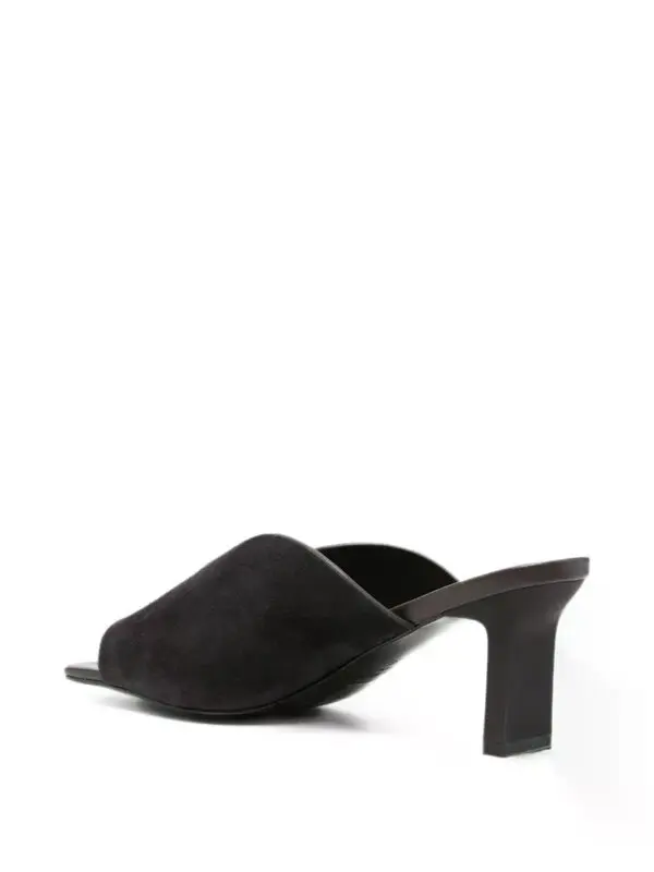 SERGIO MORETTI FIRENZE Suede Square-toe Sandals