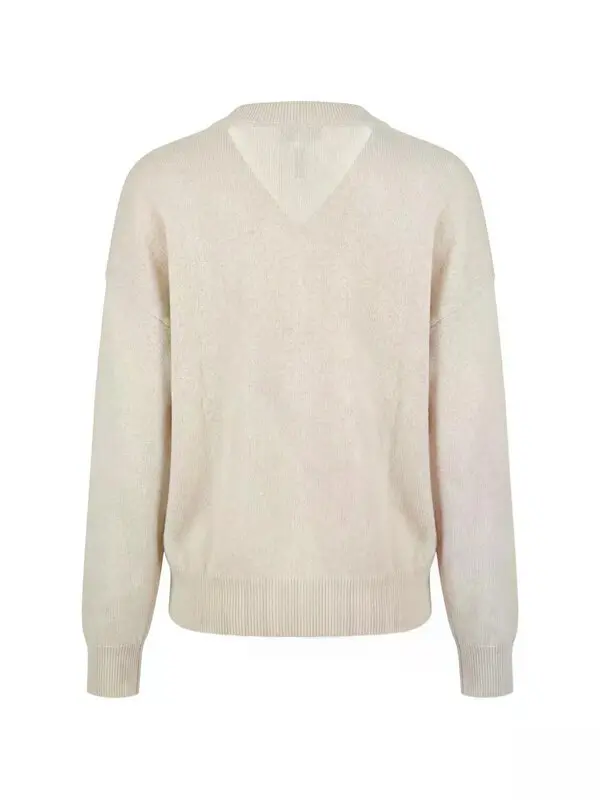 Peserico V-neck Patch-pocket Sweater