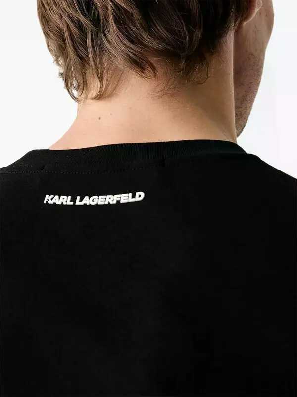 Karl Lagerfeld Logo-print Crew-neck T-shirt
