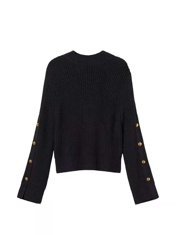 TWINSET Jumper With Metal Buttons - Blue