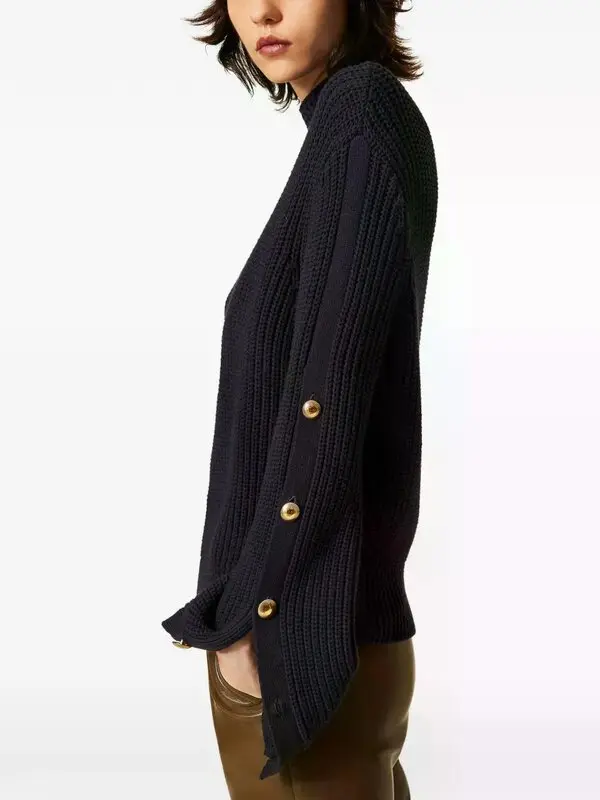 TWINSET Jumper With Metal Button Detailing