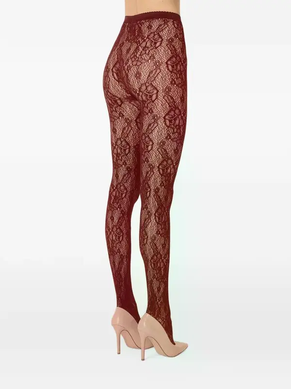 Wolford Floral Net Tights