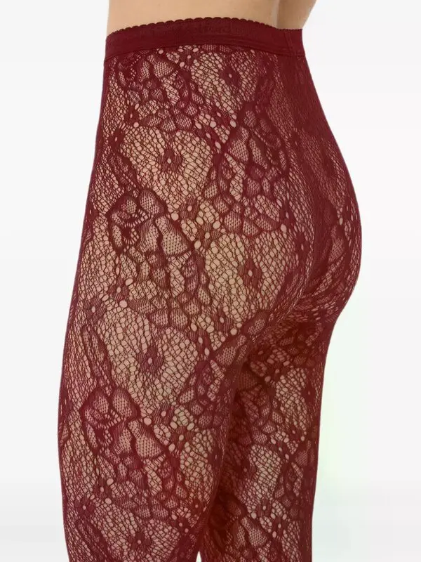 Wolford Floral Net Tights