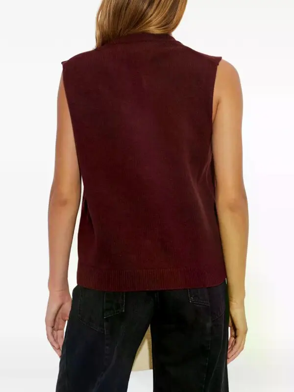 MAISON MARGIELA Layered-effect Knitted Vest