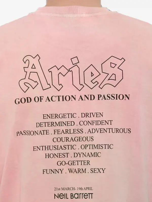 Neil Barrett Aries The Warrior Logo-print T-shirt