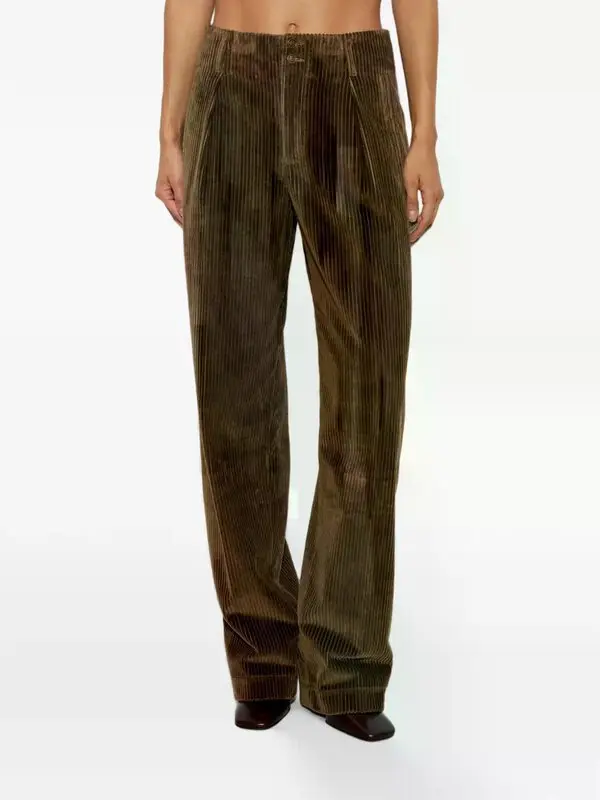 Etro Corduroy Pleated Trousers