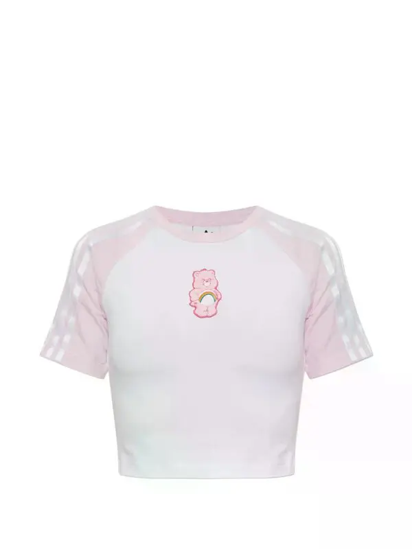 Adidas Care Bears Patch Cropped T-shirt - White