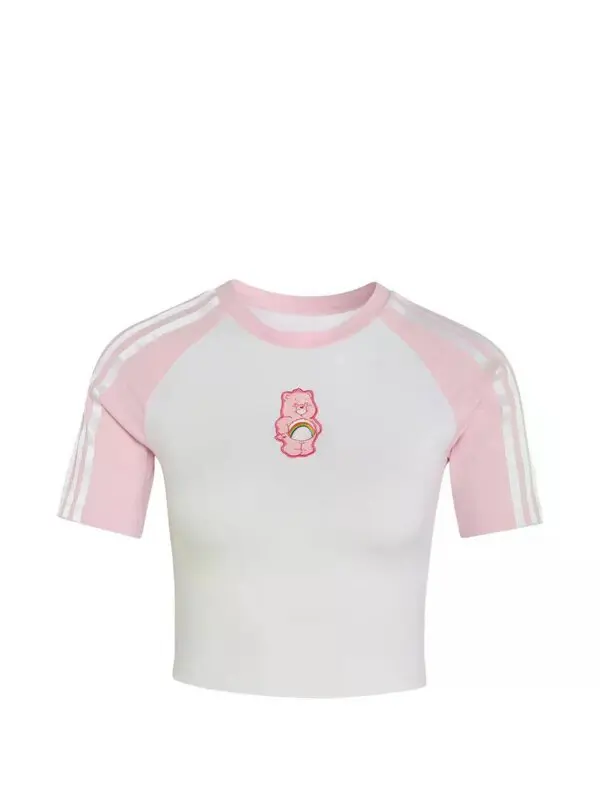 Adidas X Care Bears Patch Cropped T-shirt - White