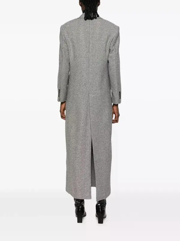 ERALDO Herringbone Double-breasted Coat