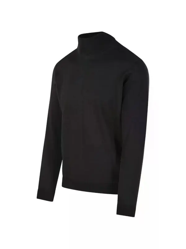 ROBERTO COLLINA Dark Roll Neck Sweater