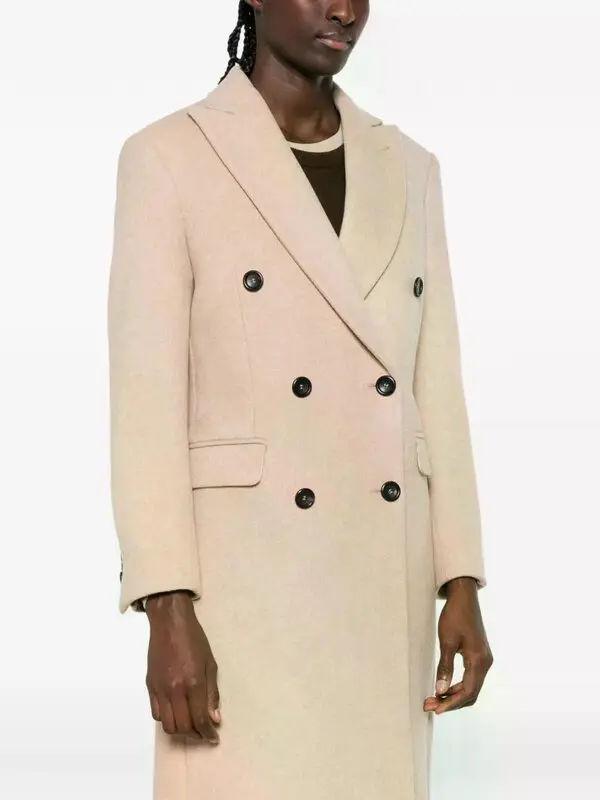 ERALDO Double-breasted Peaked-lapel Coat