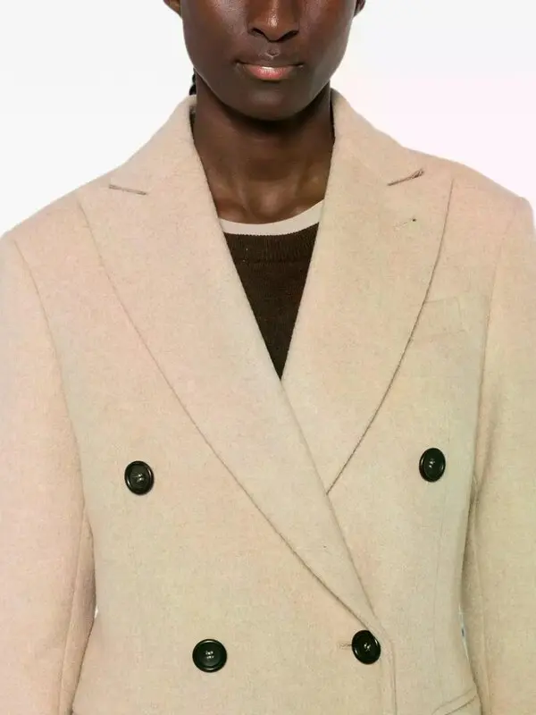 ERALDO Double-breasted Peaked-lapel Coat