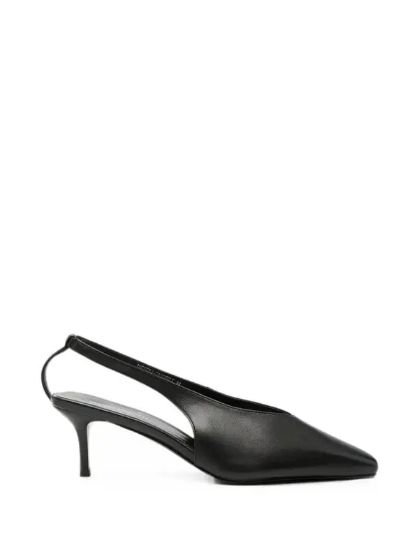 SERGIO MORETTI FIRENZE Pointed-toe Slingback Pumps