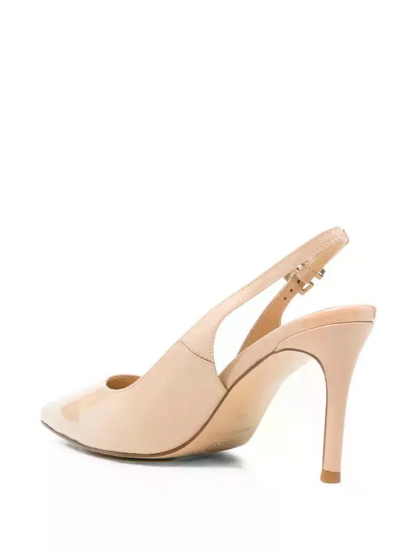 SERGIO MORETTI FIRENZE Patent Slingback Pumps