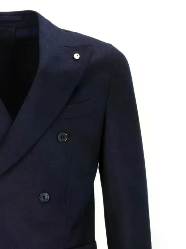 BRANDO Double-breasted Peak-lapel Blazer