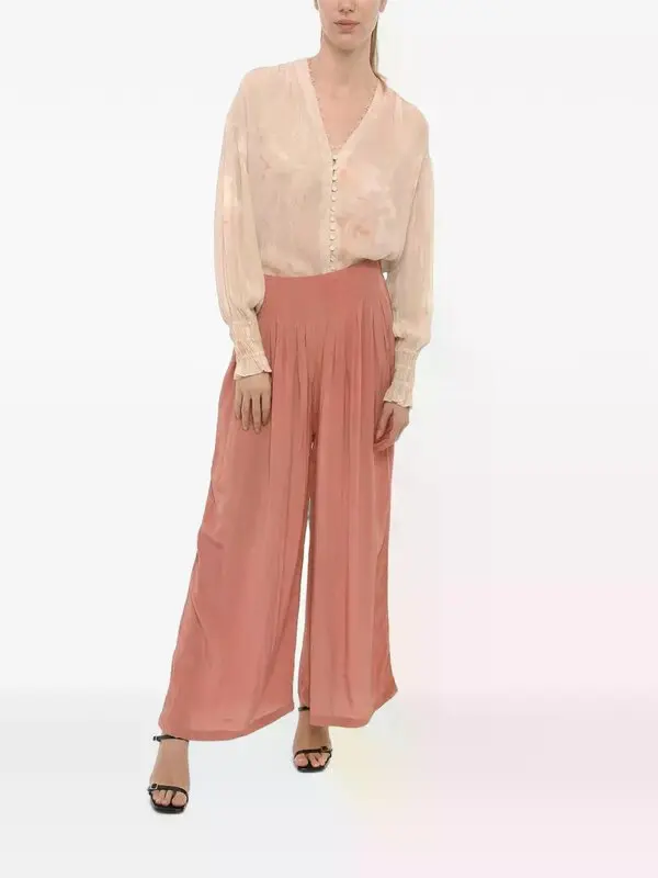 ALLSAINTS Hezzy Pleated Trousers - Pink