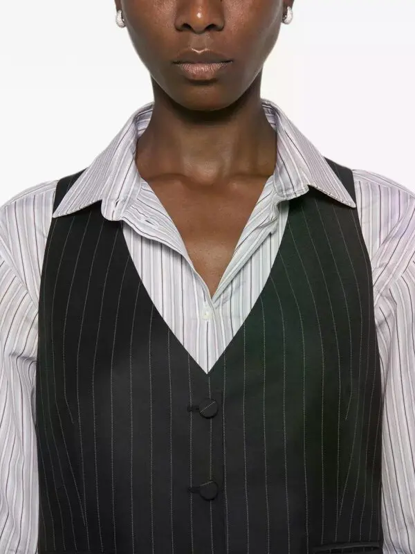 TOM FORD Pinstripe Pattern Waistcoat