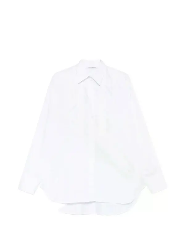 Ermanno Scervino Pintuck-detail Oversized Shirt - White