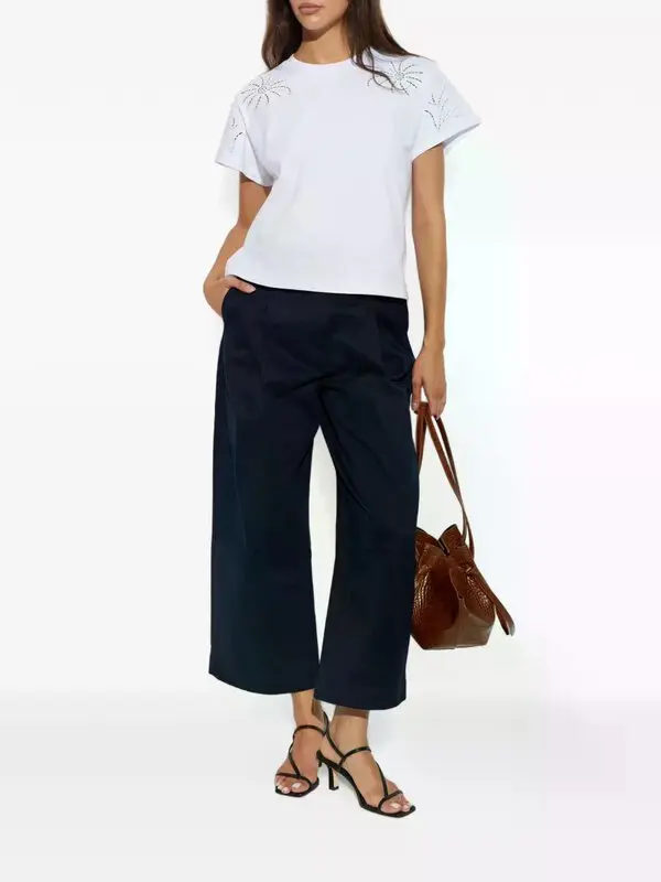 Rag & Bone Openwork-trim T-shirt